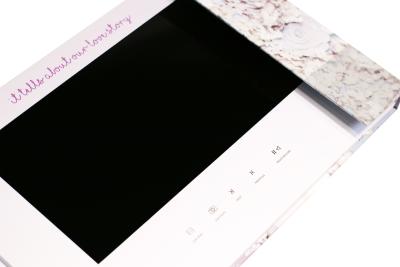 China 5 Inch Screen Lcd Video Business Cards Wedding Custom Digital Book Printing A5 for sale