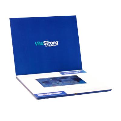 China 2023 New Style OUR WEDDING Video Book Brochure A5 7 Inch IPS Lcd Video Book for sale