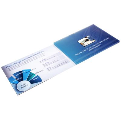 China Custom Printed LCD Video Brochure Card The Most Effective Way to Target All Aspects of User Experience for sale