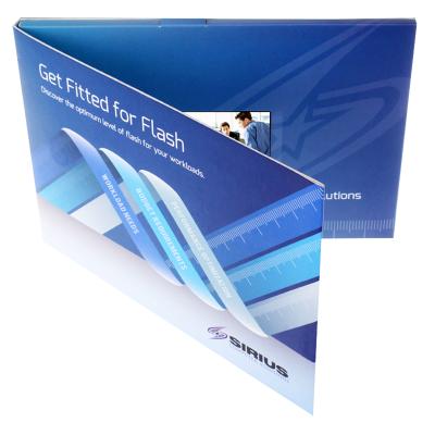 China Custom Printed LCD Video Brochure Card The Most Effective Way to Target All Aspects of User Experience for sale