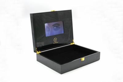 China Customized Style 16 9 Ratio LCD Screen Video Gift Box with MP4 Video Format and 6 Color Print Method for sale
