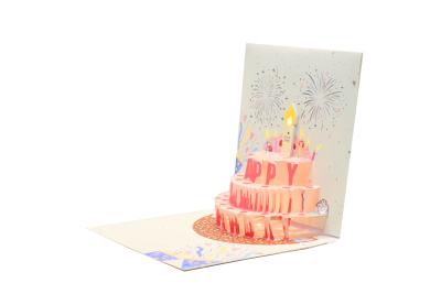 China Personalization Pop Out Card for promotional campaigns , Customizable Design Interactive Greeting Card for sale