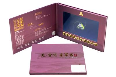 중국 JPG 형식의 10.1 ′′ LCD 비디오 비지니스 카드로 마케팅에 혁명을 일으켜라 판매용