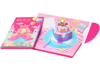 China Blank Message Space 3D Greeting Card Personalized and Sustainable for sale