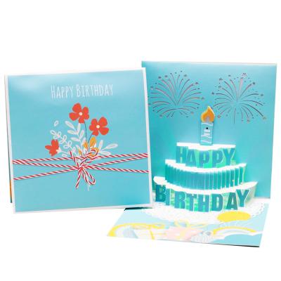 China Add a Personal Touch to Your Greetings with a Customized Logo 3D Pop Up Greeting Card for sale