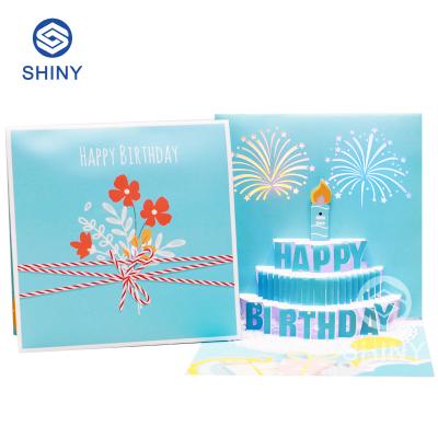 China Add a Personal Touch to Your Greetings with a Customized Logo 3D Pop Up Greeting Card for sale