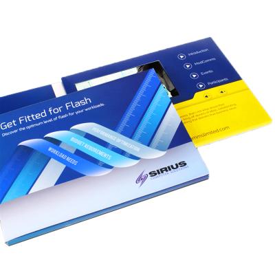 China Customized CMYK LCD Video Brochure Card with 16 9 Ratio Display for sale