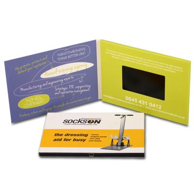 China Region LCD Video Brochure Card with CMYK and 128MB-32GB Memory Capacity for sale