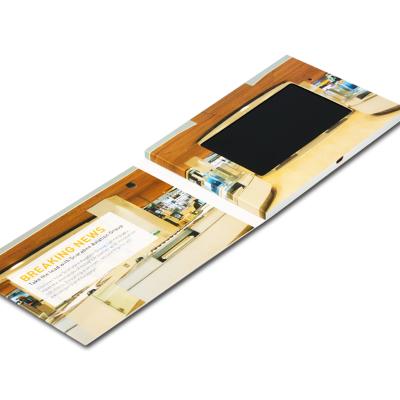 China Customized LCD Video Brochure Card with JPG Image Format for sale