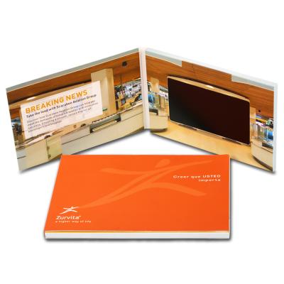 China Customized LCD Video Brochure Card with JPG Image Format for sale