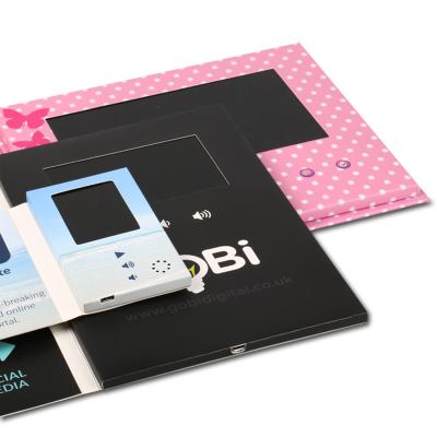 China Impress Your B2B Clients with Our 16 9 LCD Video Business Card in JPG Image Format for sale