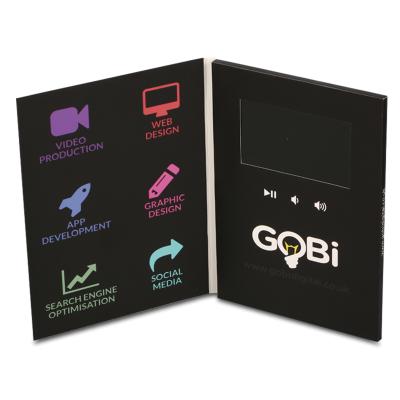 China Impress Your B2B Clients with Our 16 9 LCD Video Business Card in JPG Image Format for sale