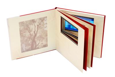 China LCD Video Book with Video Upload via USB Cable and BMP Picture Format for sale