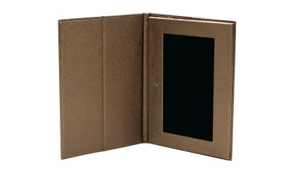 China Customized LCD Video Book with 600Amh-6000Amh Battery Capacity and BMP Picture Format 128MB-16GB Flash for sale