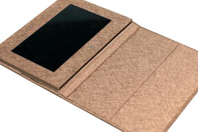 China Customized LCD Video Book with 600Amh-6000Amh Battery Capacity and BMP Picture Format 128MB-16GB Flash for sale