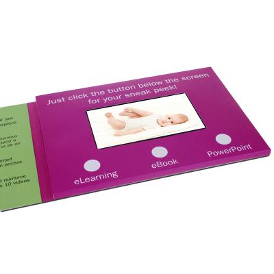 China Experience the Power of 4.3” LCD Video Folder Display 1920 X 1080 Resolution 128MB Memory and More for Your Marketing for sale