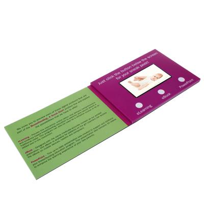 China Experience the Power of 4.3” LCD Video Folder Display 1920 X 1080 Resolution 128MB Memory and More for Your Marketing for sale