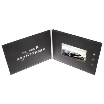 China Art Collectible LCD Video Book with 600Amh-6000Amh Battry Capacity and Customized 128MB-16GB Flash for sale
