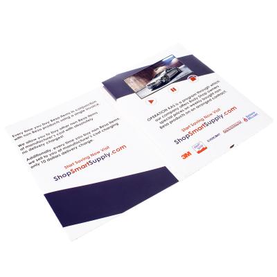 China Region LCD Video Brochure Card with Customized Options 16 9 Ratio for sale