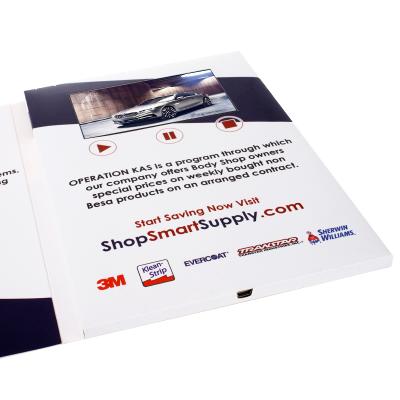 China Region LCD Video Brochure Card with Customized Options 16 9 Ratio for sale