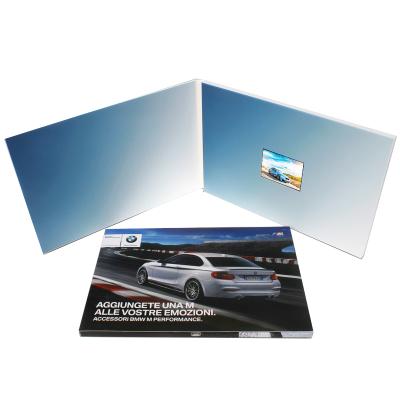 China Customized Also LCD Video Business Card Card Type LCD Video Brochure Card for Customized Designs for sale