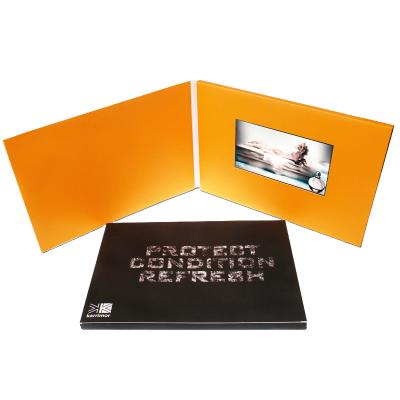 China Region LCD Video Brochure Card with LCD Display and 128MB-32GB Memory Capacity for sale
