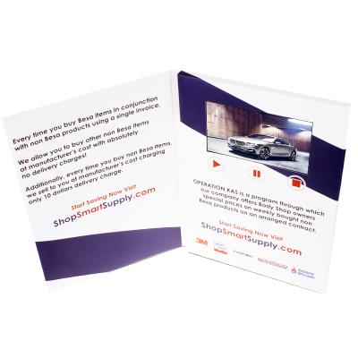 China Maximize Your Business Potential with 7.0” LCD Video Cards and WMA Audio Format for sale