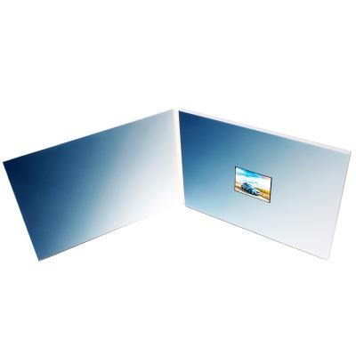 China 4GB Memory LCD Video Business Cards with BMP Image Format and FLAC Audio Format for sale