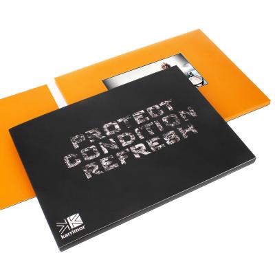 China GIF Image Format and WAV Audio Format LCD Video Business Cards 5”Screen for sale