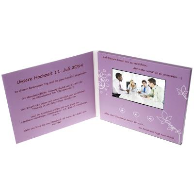 China AAC Audio Format 4.5" LCD Video Cards Perfect for Your Business Requirements for sale