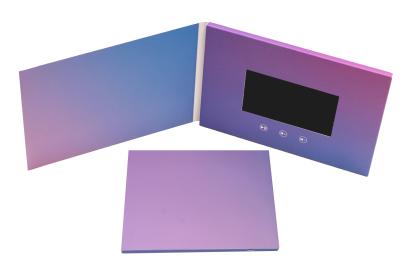 China s Professional 4.5” LCD Video Business Cards with AAC Audio Format for sale