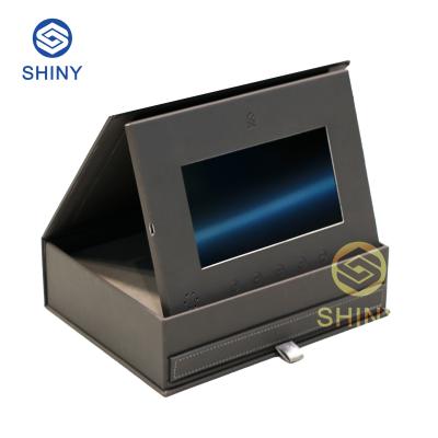 China Customized Video Screen Display Gift Box Featuring High Resolution Screen Ideal for Marketing Corporate Gifts and Events for sale