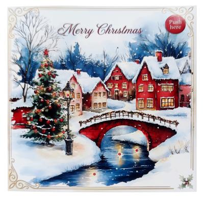 China Personalized Messages And Images Audio Greeting Cards Rectangular Customizable Sound Cards For Corporate Events And Special Occasions for sale