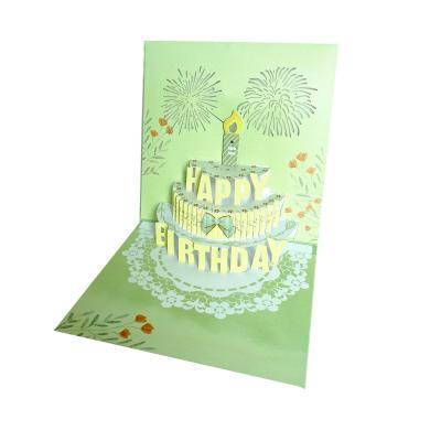China Sturdy Construction To Maintain 3D Shape 3D Pop Up Greeting Card Handmade With Personalization Ideal For Corporate Events for sale