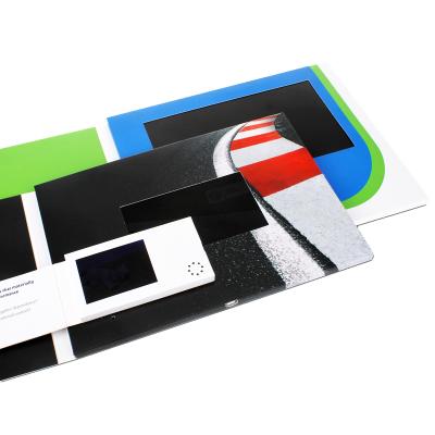 China 350gsm Coated Paper Digital Video Mail Card Including 8GB Internal Storage Optimized for Effective Client Engagement and Marketing for sale