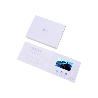 China 128MB-16GB Customized Flash LCD Video Book Recyclable and State-of-the-Art with USB Cable Video Upload for sale