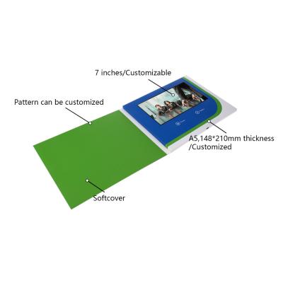China LCD panel digital brochure tft screen photo book HD display video business card for sale