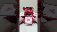 ? Exploding Rose Bouquet Music Box Decor #ValentinesGift #BirthdaySurprise #3DPopUp #RomanticDecor