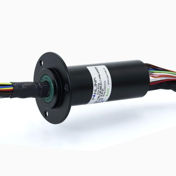 Quality All-Terrain Industrial-Grade Slip Ring with Gigabit Ethernet, 36 Circuits, and 240VAC for High-Reliability Applications for sale