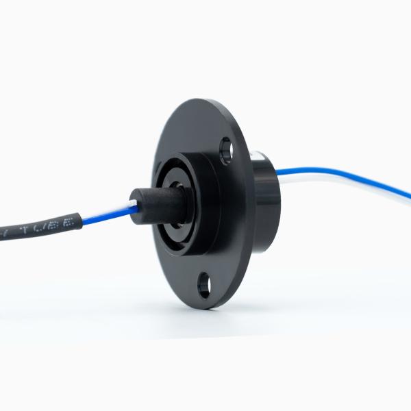 Quality Compact Slip Ring for Combined Signal and Power Transmission with 48VDC and 300rpm for sale