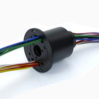 Quality 20-channel Miniature Through Bore Slip Ring with 0.53inch Bore and IP51 for sale