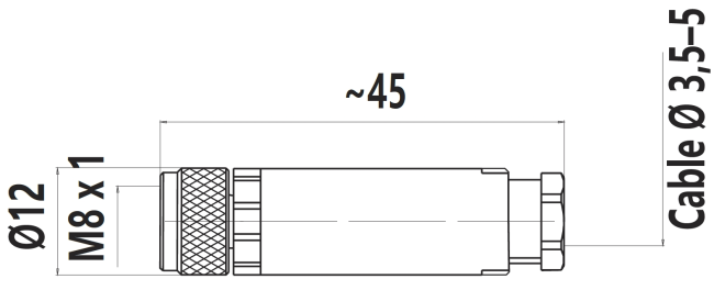 IEC 61076-2-104 M8 Connector product image