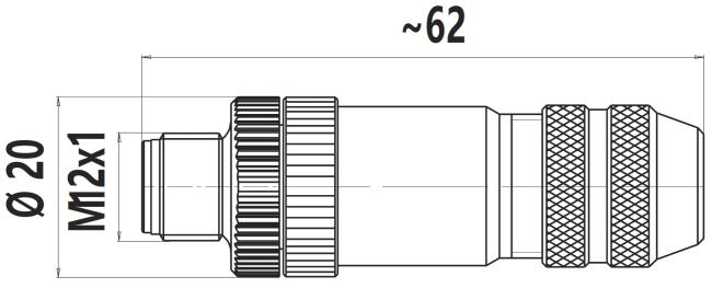 M12 Metal Field-Wireable Connector