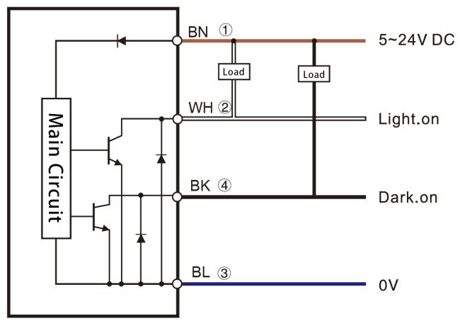 Additional technical specifications for TOF sensor