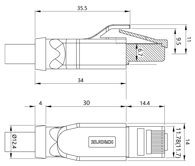 RJ45 Connector product image showing design and features
