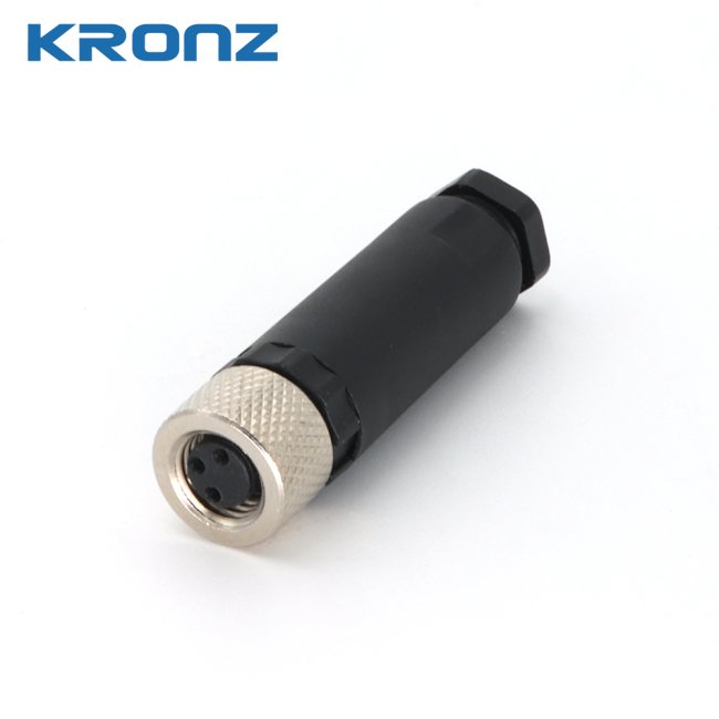 4 Pin M8 Female Connector side view