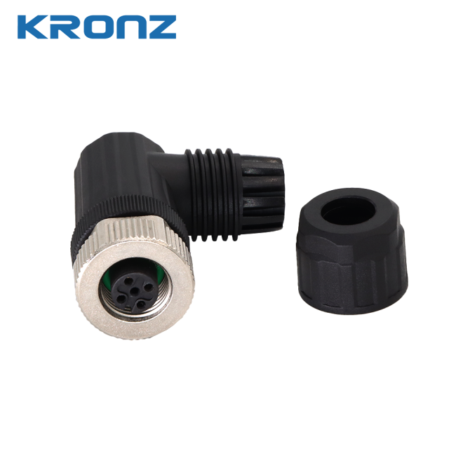 M12 Field-Wireable Connector front view