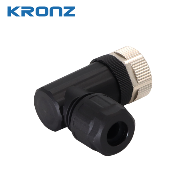 M12 Field-Wireable Connector side view