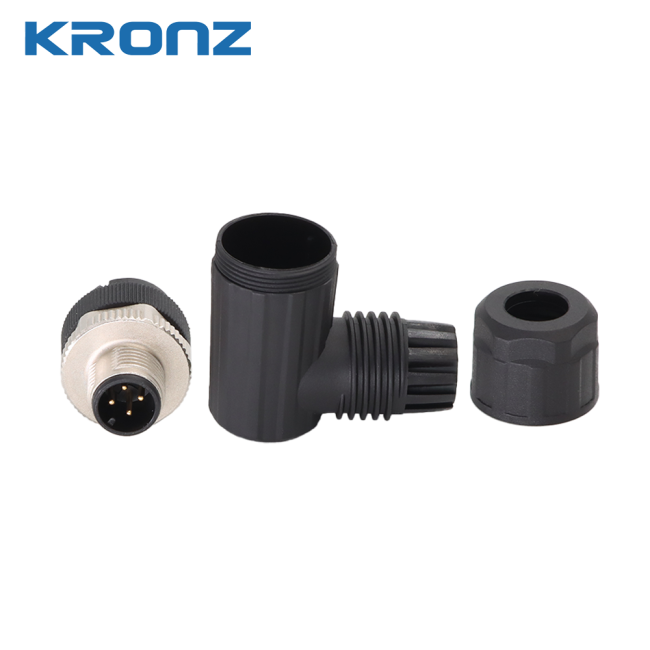 M12 Connector technical diagram with measurements