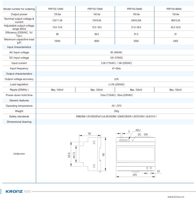 Close-up of power converter connection terminals